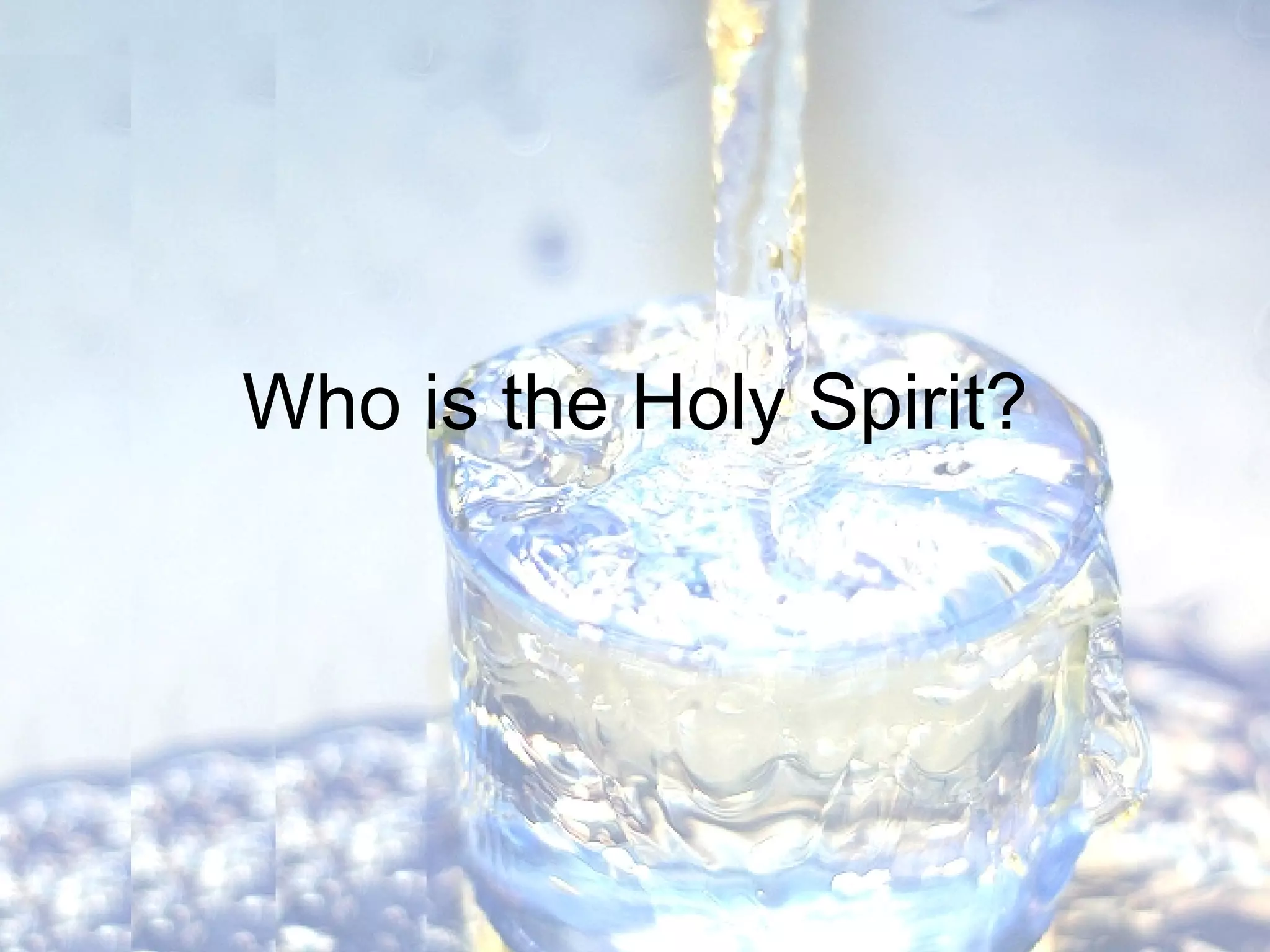 Bible Study Slideshow: The Promise of the Holy Spirit | PPT