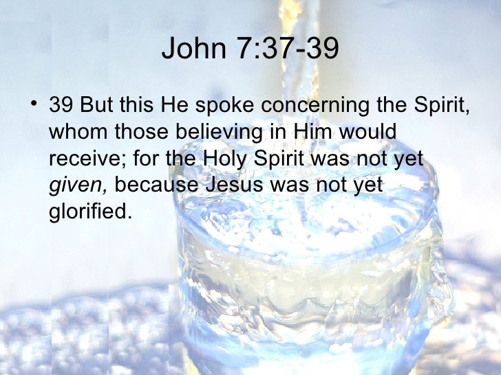 Bible Study Slideshow: The Promise of the Holy Spirit