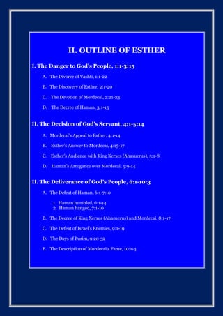 THE BOOK OF ESTHER | DOC