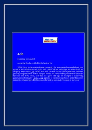 THE BOOK OF JOB | DOC | Christianity | Religion & Spirituality