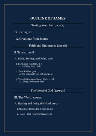 THE LETTER OF JAMES | DOCX