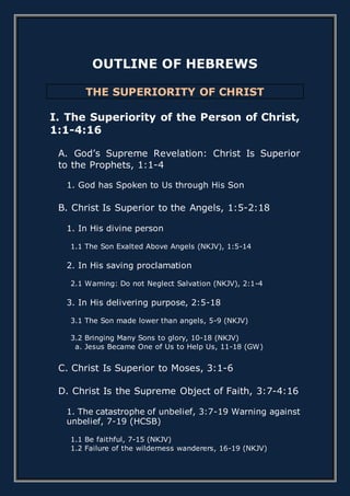 THE LETTER TO THE HEBREWS | DOCX