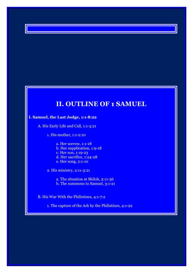 THE FIRST BOOK OF SAMUEL | DOC