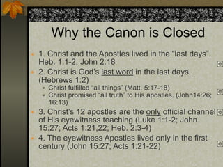 Bible 1, Development of Canon | PDF