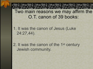 Bible 1, Development of Canon | PDF