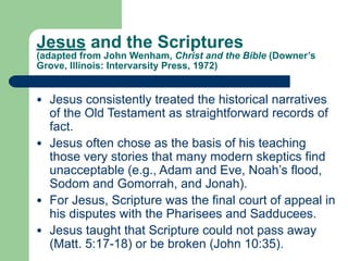 Bible 2, Inspiration and Inerrancy | PDF