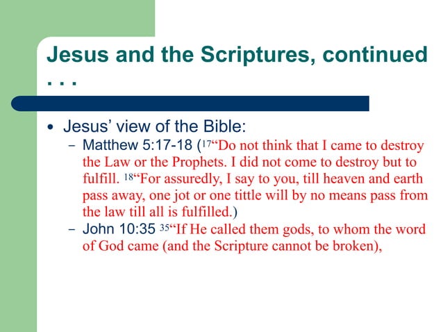 Bible 2, Inspiration and Inerrancy | PDF | Christianity | Religion ...