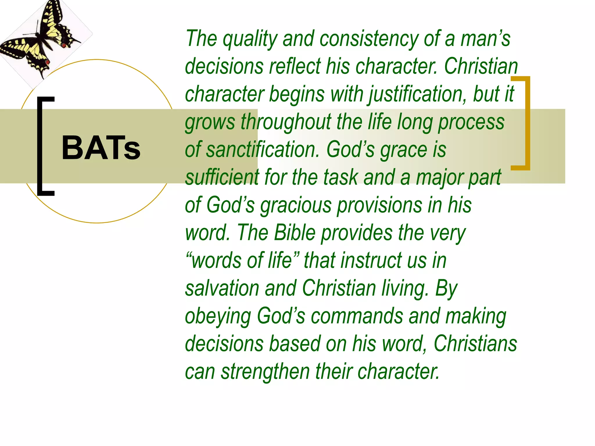 Bible action truths presentation | PPT