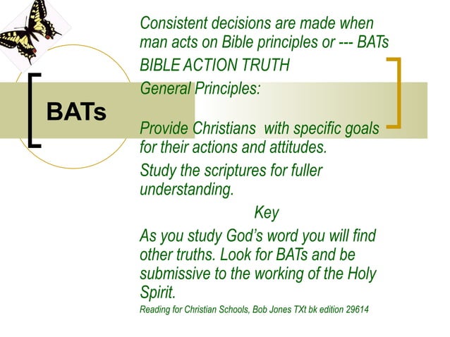 Bible action truths presentation | PPT
