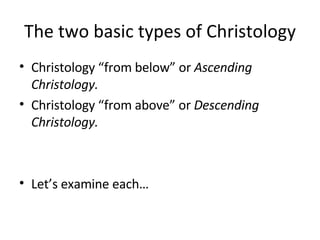 Bible Alive Jesus Christ 001: "“The Method of Biblical Christology” | PPT
