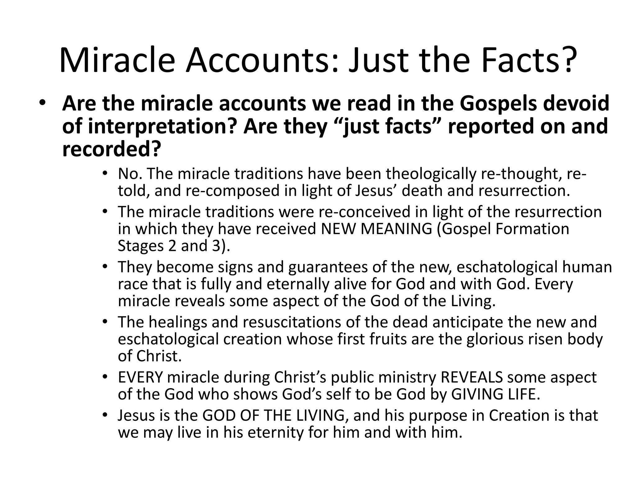 Bible Alive Jesus Christ 008: “The Kingdom of God II--Miracles and Message” | PPTX