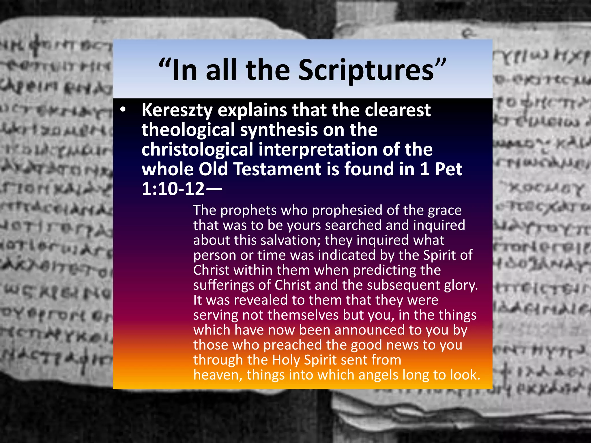Bible Alive Jesus Christ 011: “The Mystery of Christ in the Apostolic ...