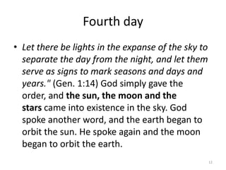 Bible creation | PPTX