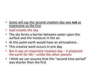 Bible and science earths history | PPTX