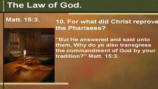 Bible answers Seven - The Law of God | PPT
