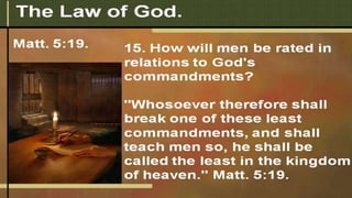 Bible answers Seven - The Law of God | PPT