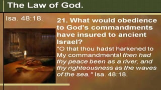 Bible answers Seven - The Law of God | PPT