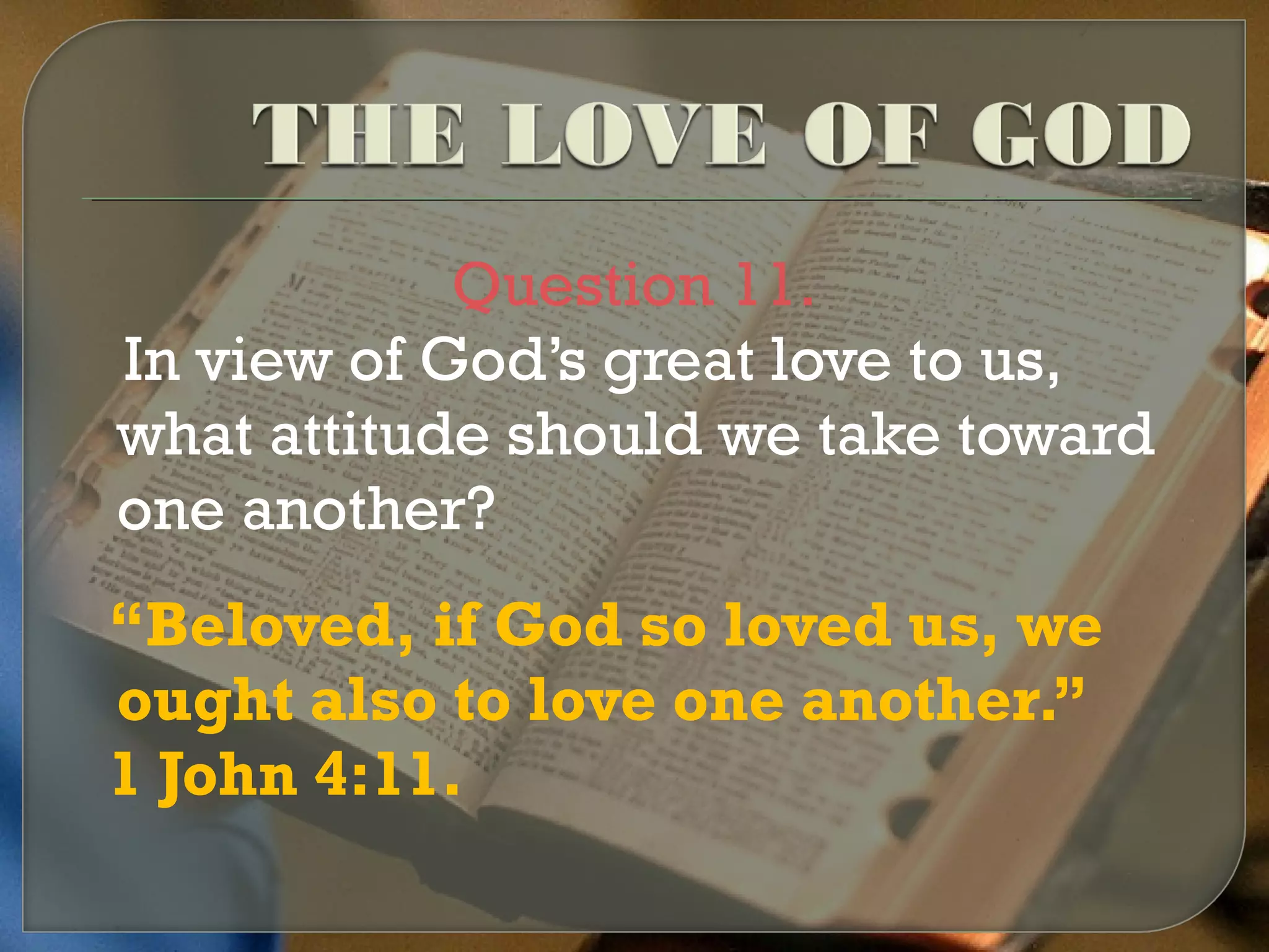 The Love of God | PPT