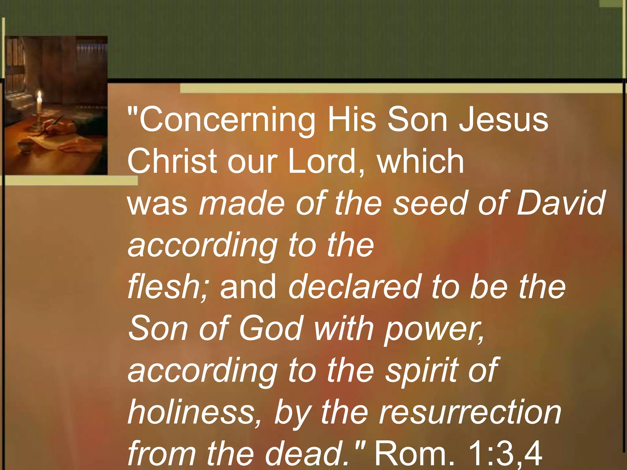 Bible answers 4 - Salvation Only Through Christ | PPT