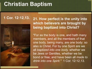Bible answers 6 - Christian Baptism | PPT
