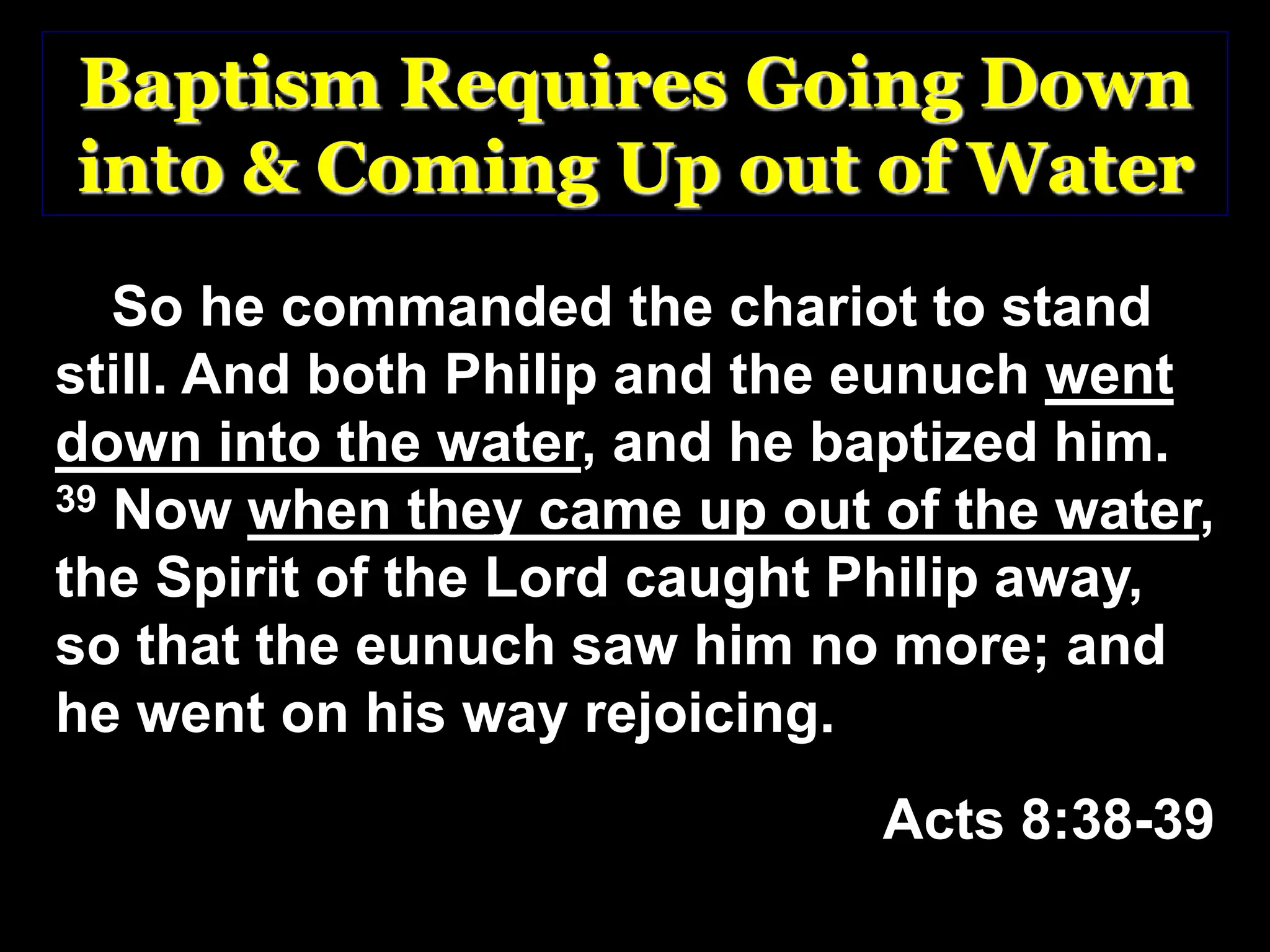 Bible Born Again Baptism(Baptism By Faith) | PPT | Christianity ...