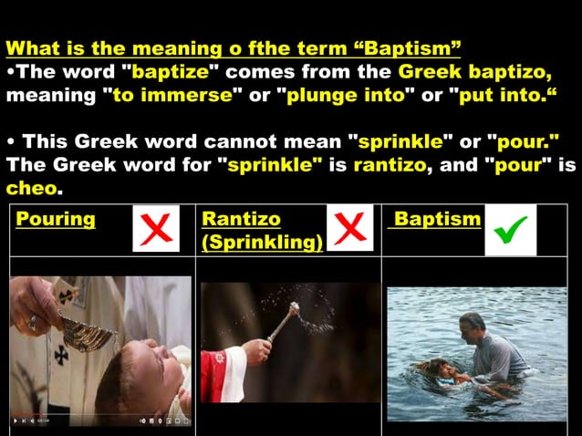 Bible Born Again Baptism(Baptism By Faith) | PPT