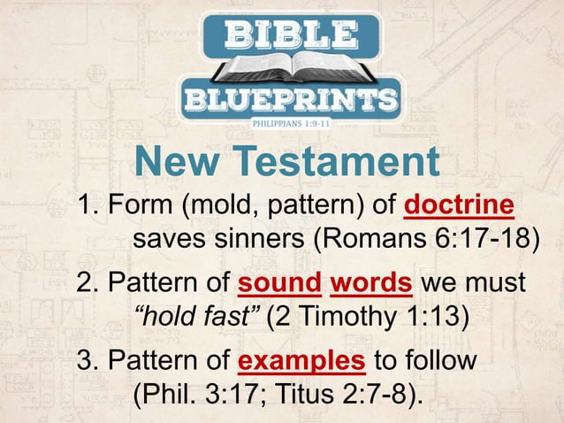Bible blueprints 1 | PPTX
