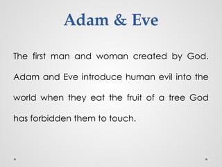 Bible Characters.pptx For Christianity. | PPTX