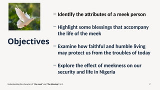 Bible Class- Understanding the character of the Meek Nov 2.pptx