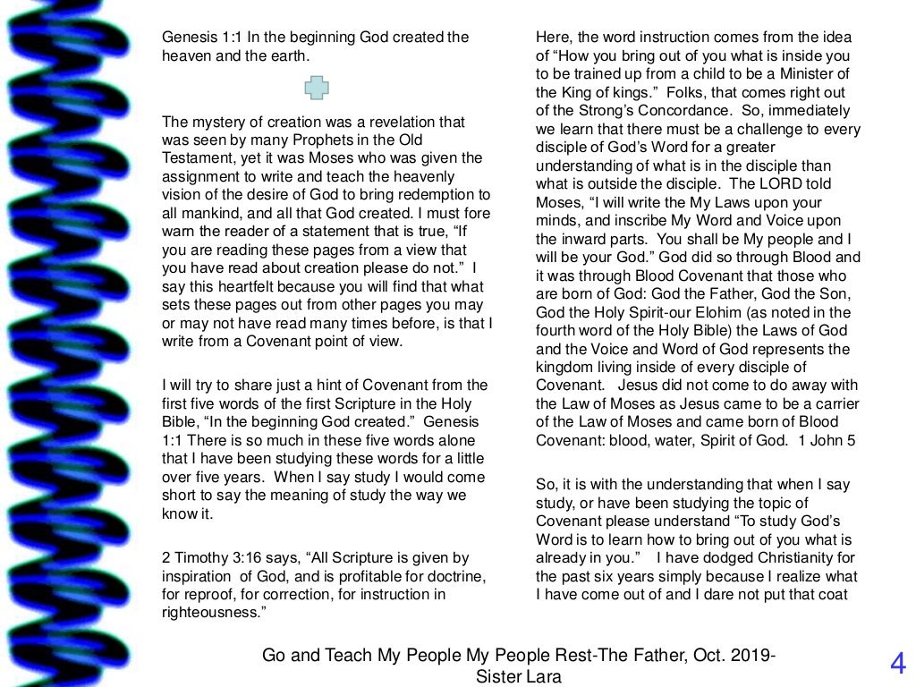 Bible Covenant A Closer Look at Genesis 1 Verse 1 In the Beginning.pptx