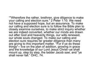 Bible Election base on Biblical stand point ppt | PPT