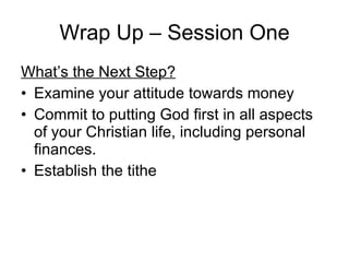 Bible Finance | PPT