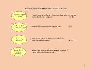 Bible History using the seventeen time periods of the Bible | PPTX