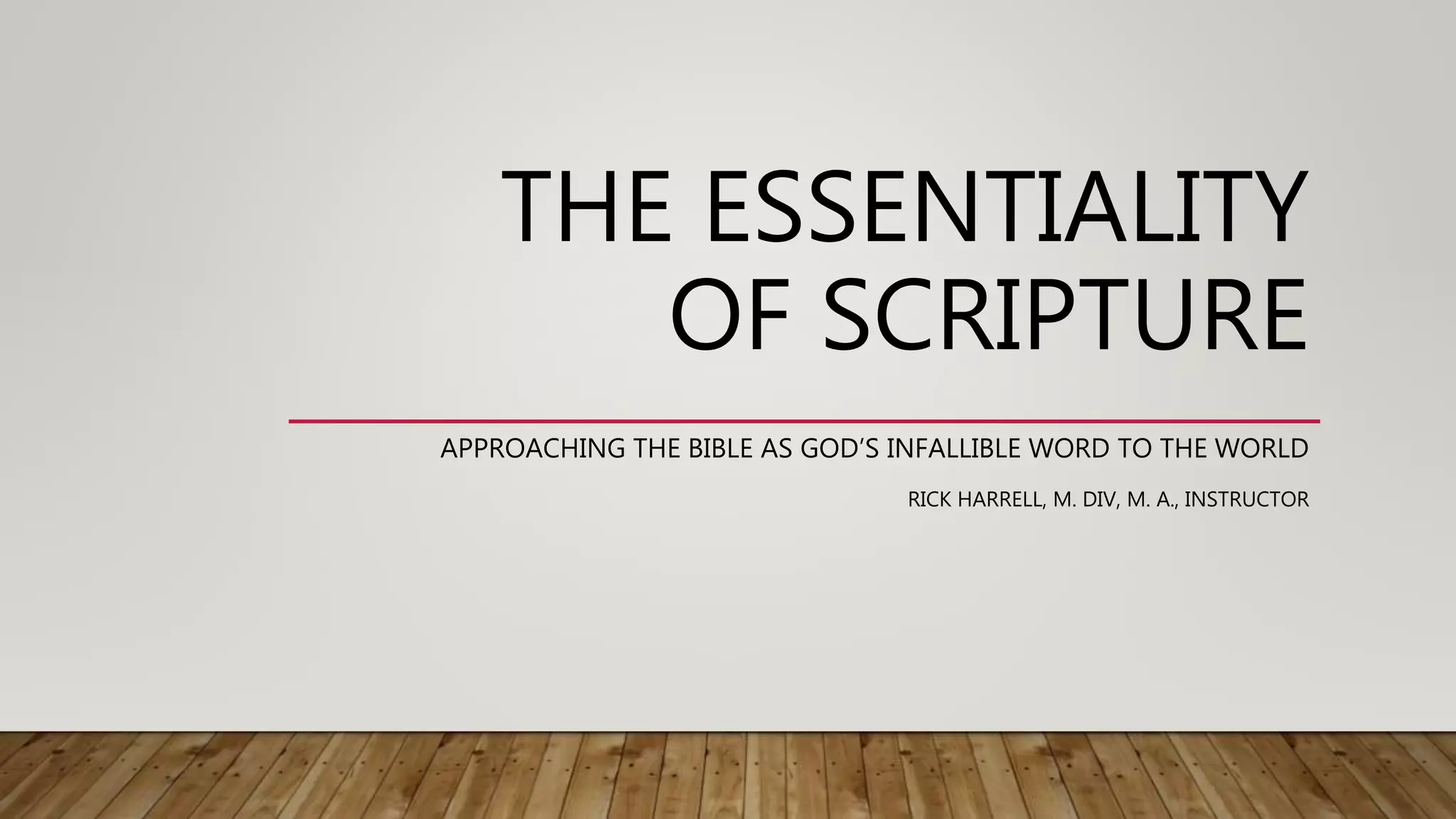 Bible interpretation | PPTX