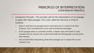 Bible interpretation | PPTX