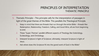 Bible interpretation | PPTX