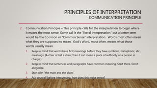 Bible interpretation | PPTX