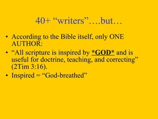 Bible intro pt 1 | PPT