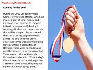 Bible Lessons For Youth - Running for the Gold | PPTX