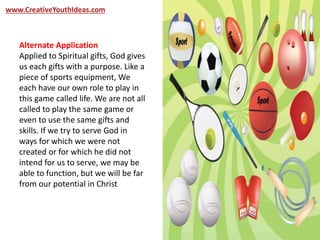 Bible Lessons For Youth - Sports Equipment | PPT