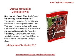 Bible Lessons For Youth - Tiny Olympics | PPTX