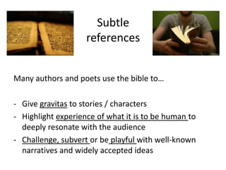 The Bible in Literature | PPTX