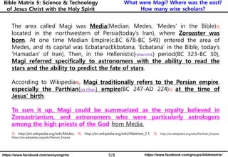 Bible Matrix 5_11_What were Magi? Where was the east? How many wise ...