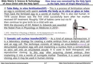Bible Matrix 5_3_(①/⑤)How Jesus was conceived by the holy spirit, born ...