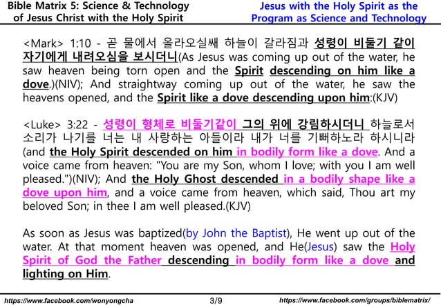 Bible Matrix 5_8_Jesus with the Holy Spirit as the Program as Science ...