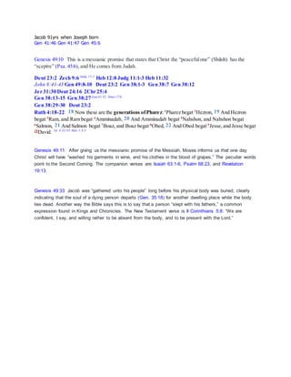 Bible notes from Genesis | DOCX