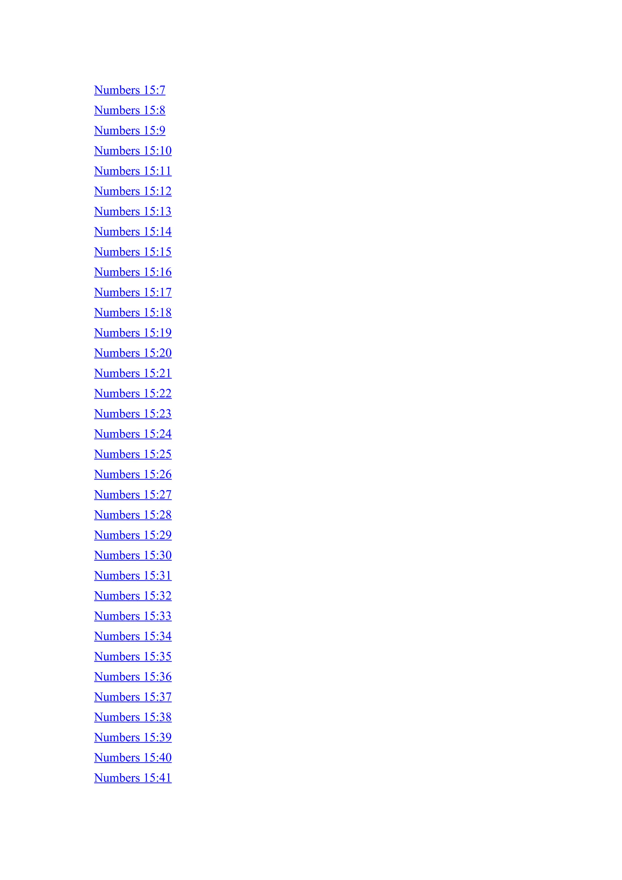 Bible Numbers Chapter 15,Numbers Chapter 15 Summary.docx