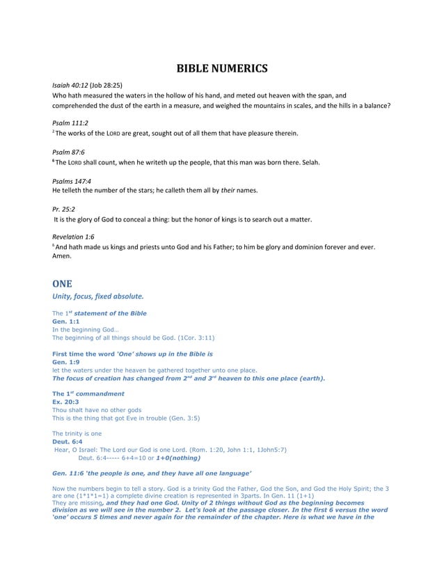 Bible numerics | DOC