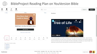 The Bible Project - Bible Reading Discipleship | PPT