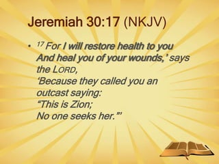Jeremiah 30 17 Kjv
